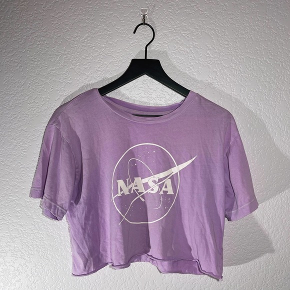 Tailgate | Tops | Nasa Retro Crop Top Lavender Purple Cute Kawaii ...